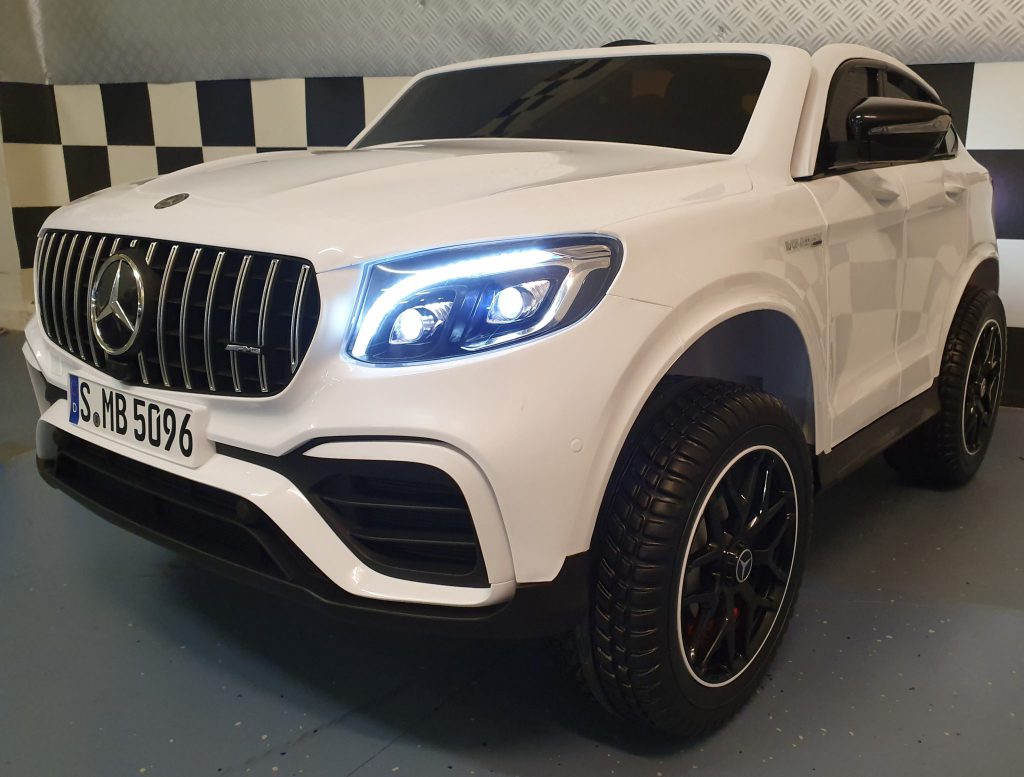 MERCEDES GLC63 | 2PERS | WIT | 2X12V | 2.4G RC - Kids-Accu Cars