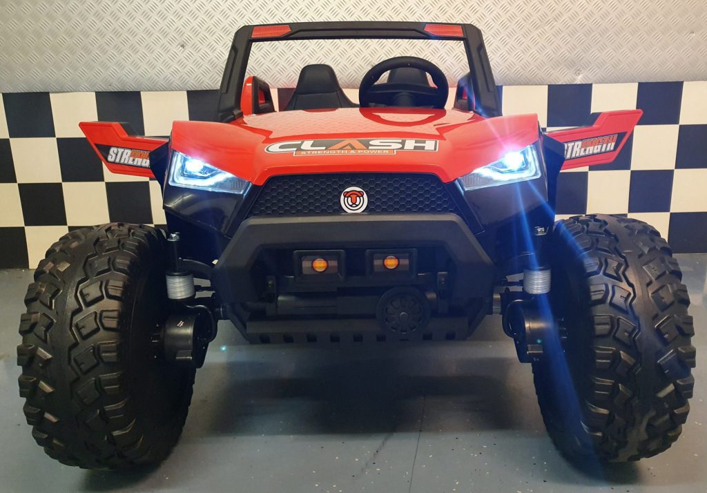 POWER BUGGY | ROOD | 24V | 4 WHEEL DRIVE MET RC| 2 PERSOONS - Kids-Accu ...