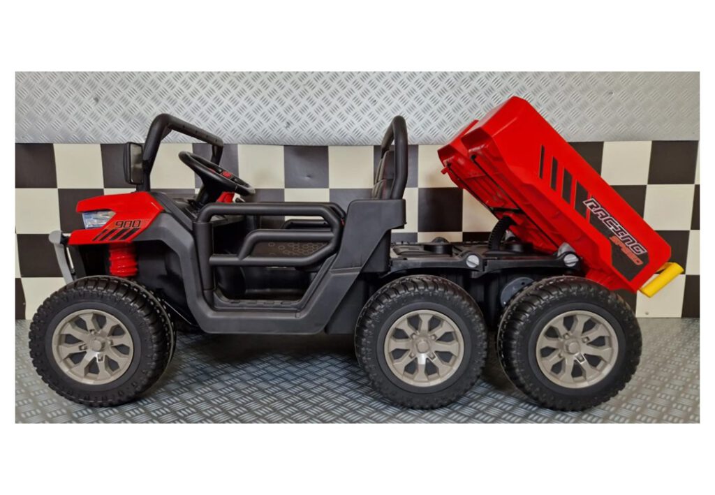 ELEKTRISCHE KINDER JEEP | TRANSPORTER | 24 VOLT| ROOD - Kids-Accu Cars